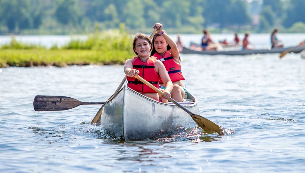 Waterfront Activities at Lake of the Woods Girls Summer Camp